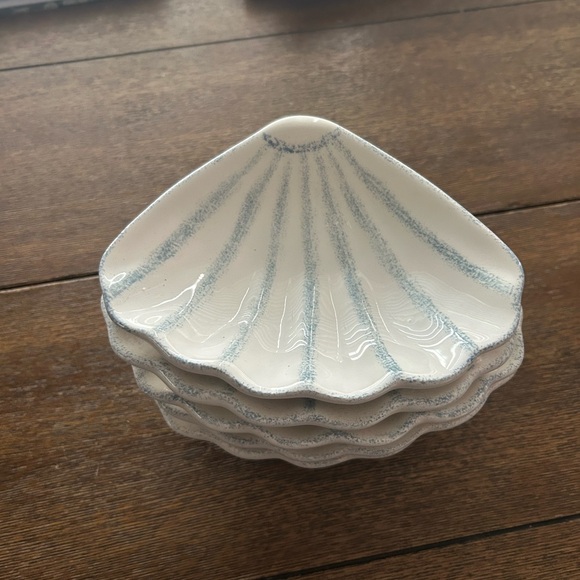 Dining | Shellshaped Ceramic Plates 5 | Poshmark